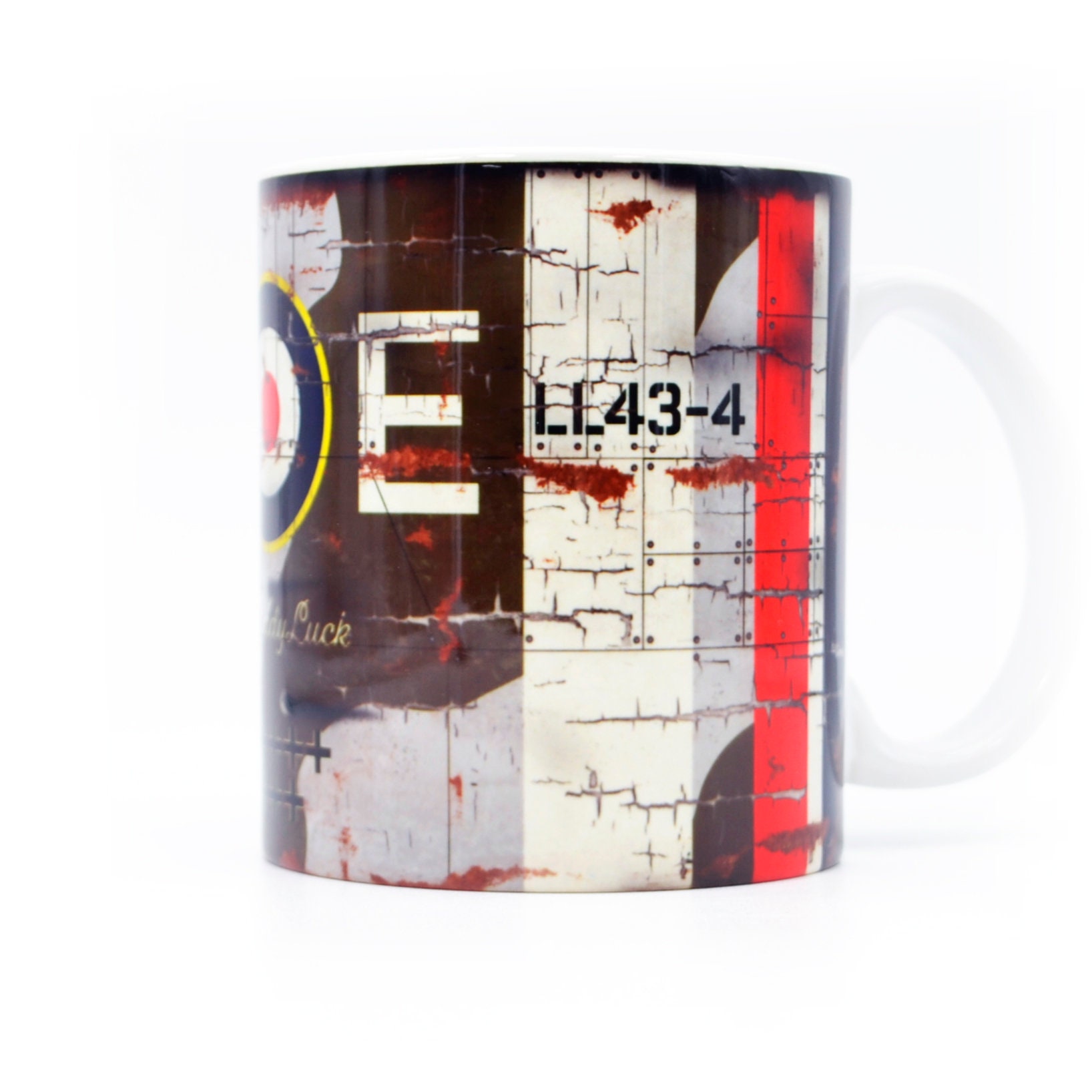 Vintage British Spitfire Mug / World War 2 Fighter Plane / Coffee Tea ...