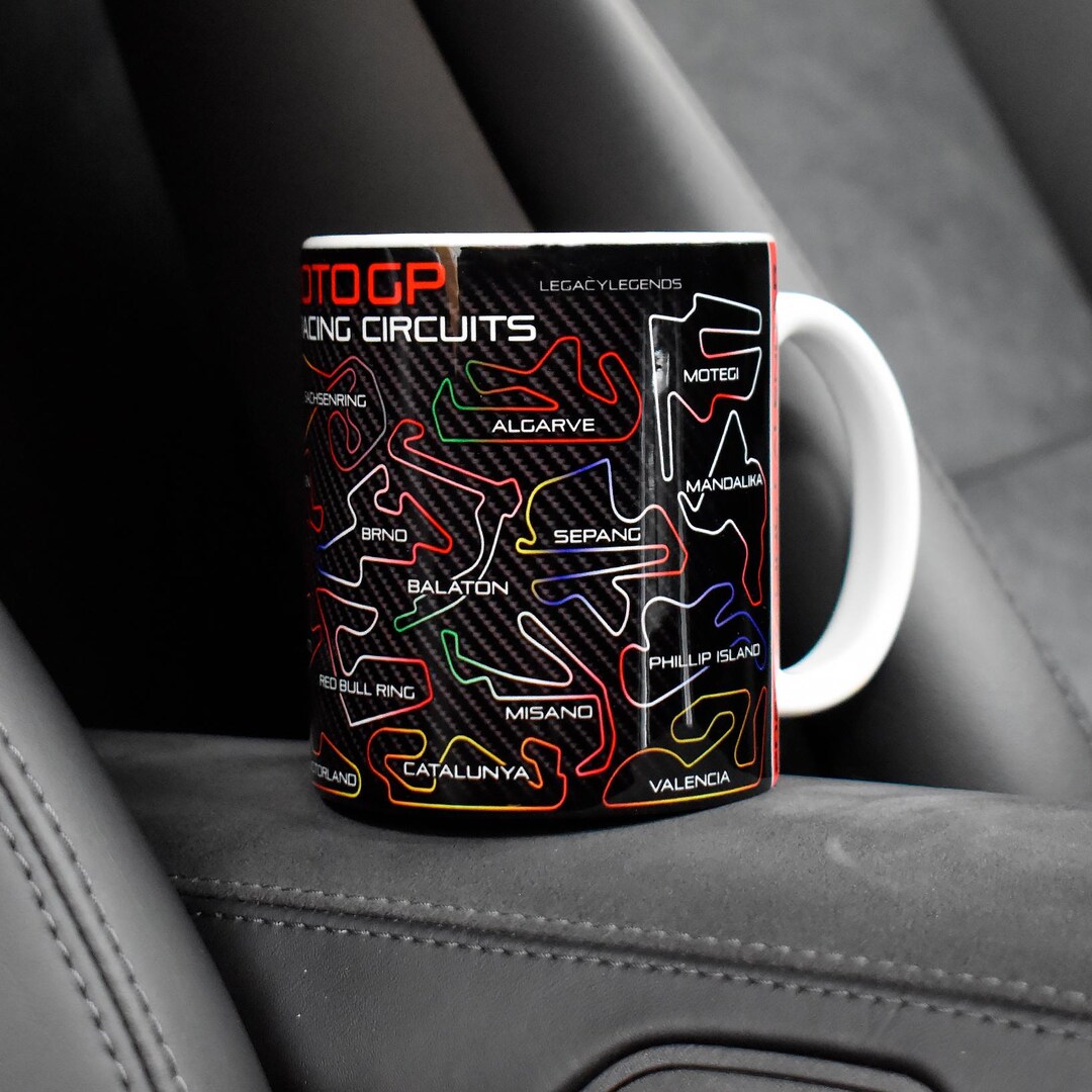 Moto 2026 GP Circuits Mug - Red Edition - Coffee Cup - Motorcycle Gift ...