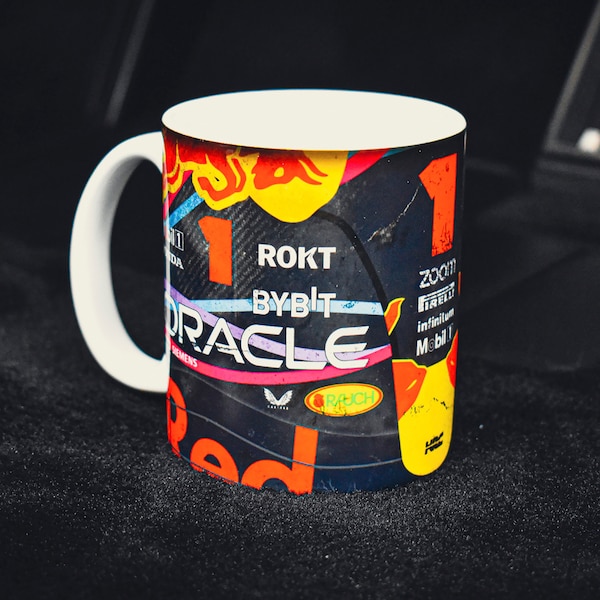 Formula One Red Bull Mug - Etsy
