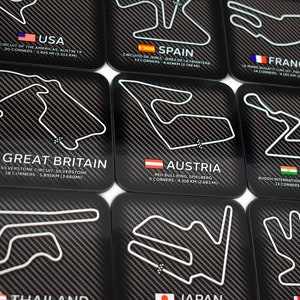 Motogp 2024 Circuit Complete Coaster Collection / Motorbike Grand Prix ...