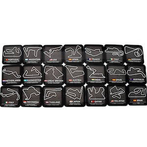 Motogp 2023 Circuit Complete Coaster Collection / Motorbike Grand Prix ...