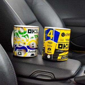 Norris #4 2024 Senna Edition Helmet Mug / Formula Racing / Lando ...