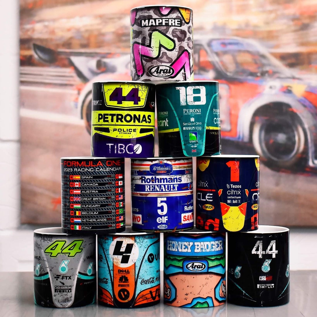Formula One Racing Mugs / Motorsport / F1 / Coffee / Tea / Grand Prix ...