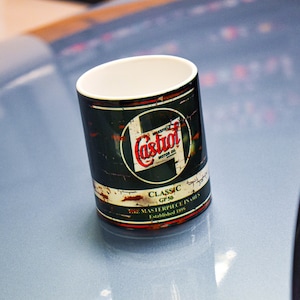 Vintage Castrol Wakefield Motor Oil Mug / Motorcycle / Car / Gift Idea ...