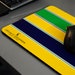 Ayrton Mouse Mat/pad / Classic Formula One / Senna F1 Racing Helmet ...