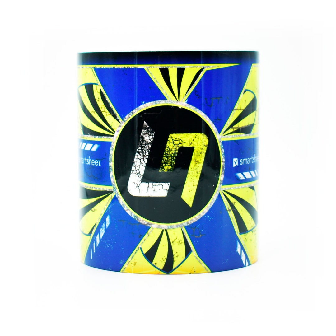 Norris #4 2022 Helmet Mug / Art / Formula Racing / Lando / M C L Racing ...