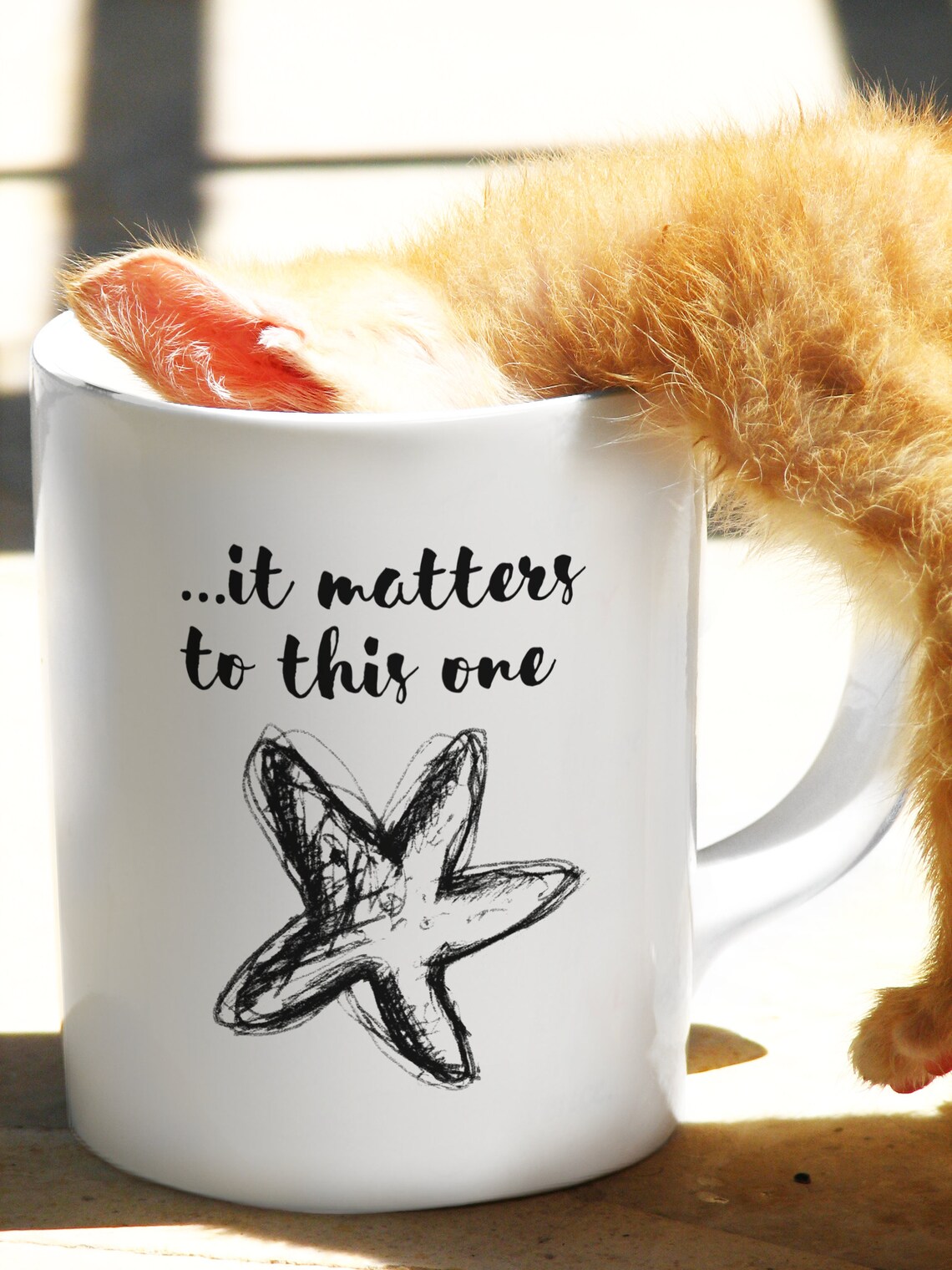 It Matters to This One Inspirational Starfish Story Poem Gift | Etsy