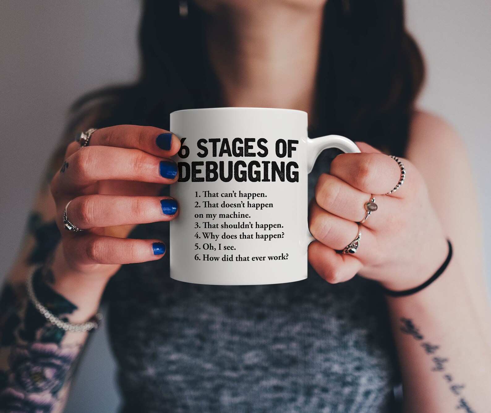6 Stages Of Debugging Bug Coding Computer Science Programmer Etsy