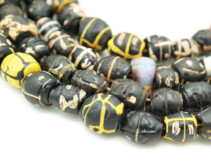 Ancient Venetian Medicine Man Beads From Africa (8-11mm) Rare Ancient ...