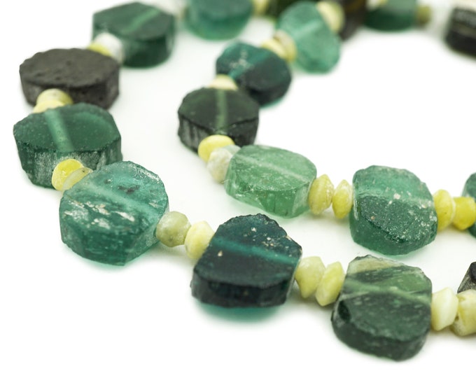 Afghani Ancient Roman Glass Coin Beads (10-13mm) Recycled Roman Glass ...