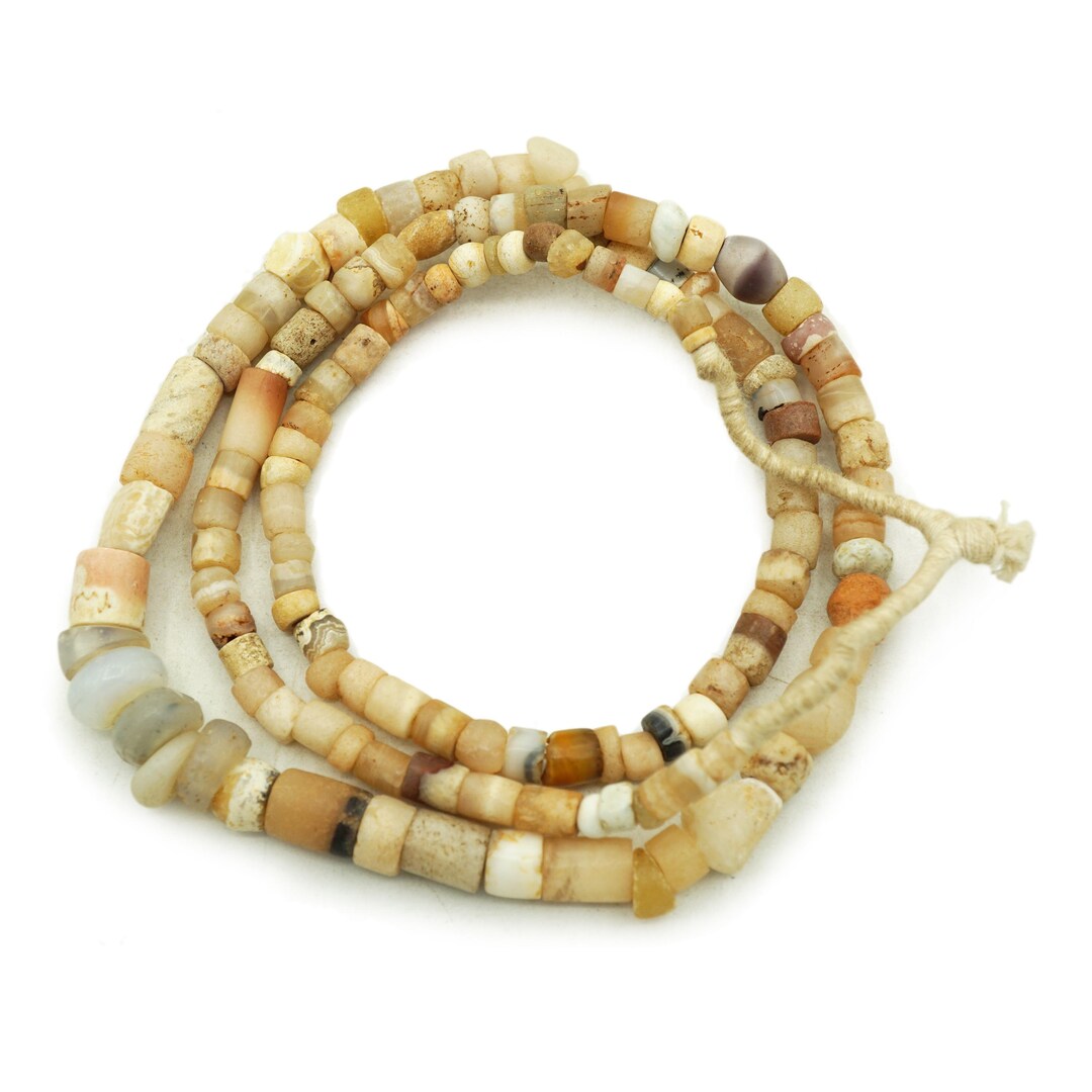 Ancient Mix of Excavated Quartz & Old Venetian Beads From Mali 5-10mm ...