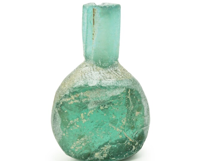 Afghani Ancient Roman Glass Bottle Vessel (1.75"x1.25") Recycled Roman ...