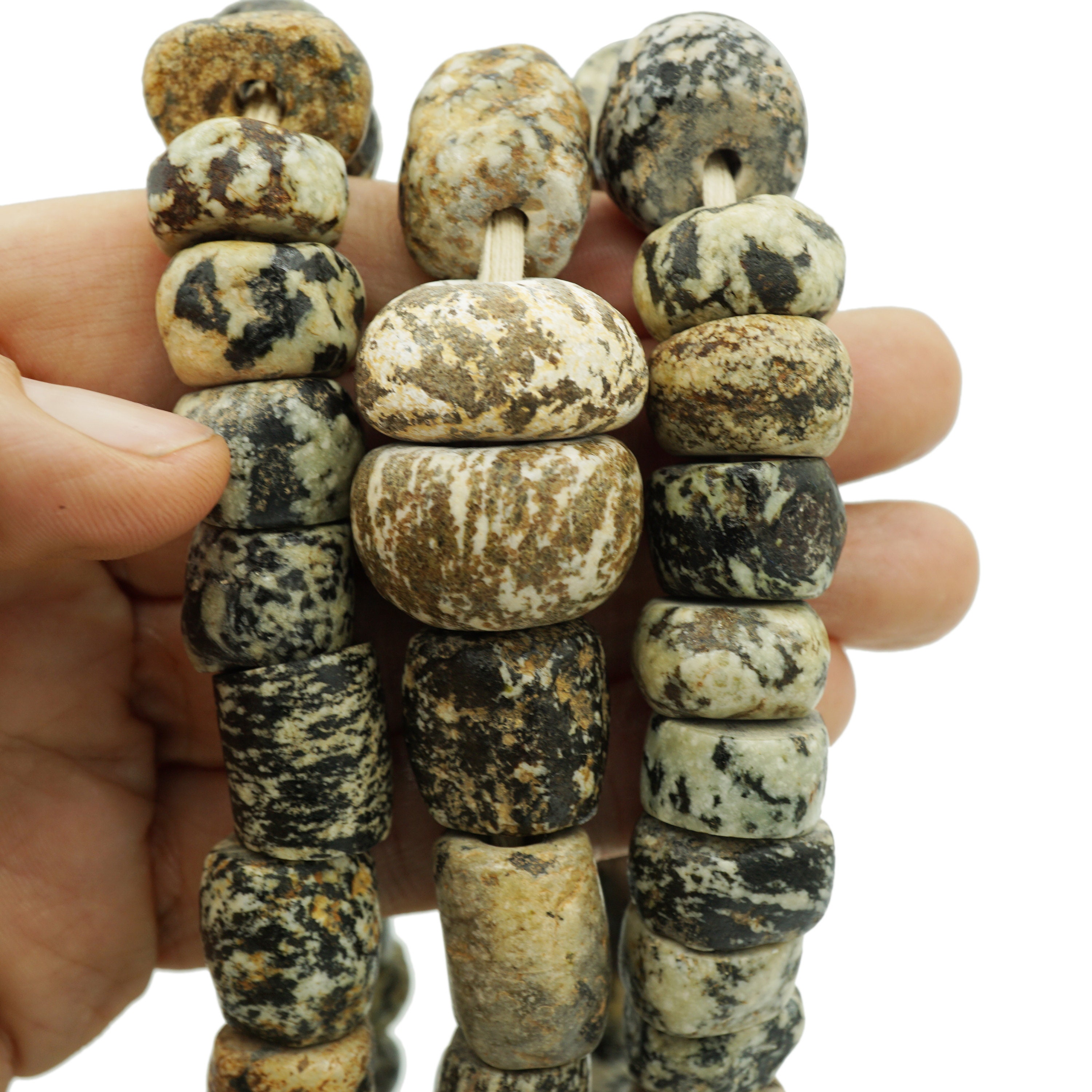 Large Ancient Excavated Granite Stone Beads From Mali (7-25mm ...