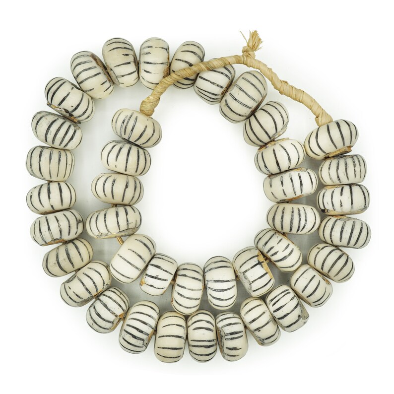 White African Bone Beads 20-24mm Large Bone Made in Kenya - Etsy