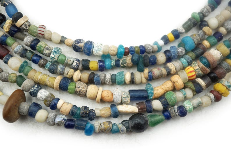 Ancient Excavated Djenne Beads From Mali, Africa (3-6mm) Roman Glass ...