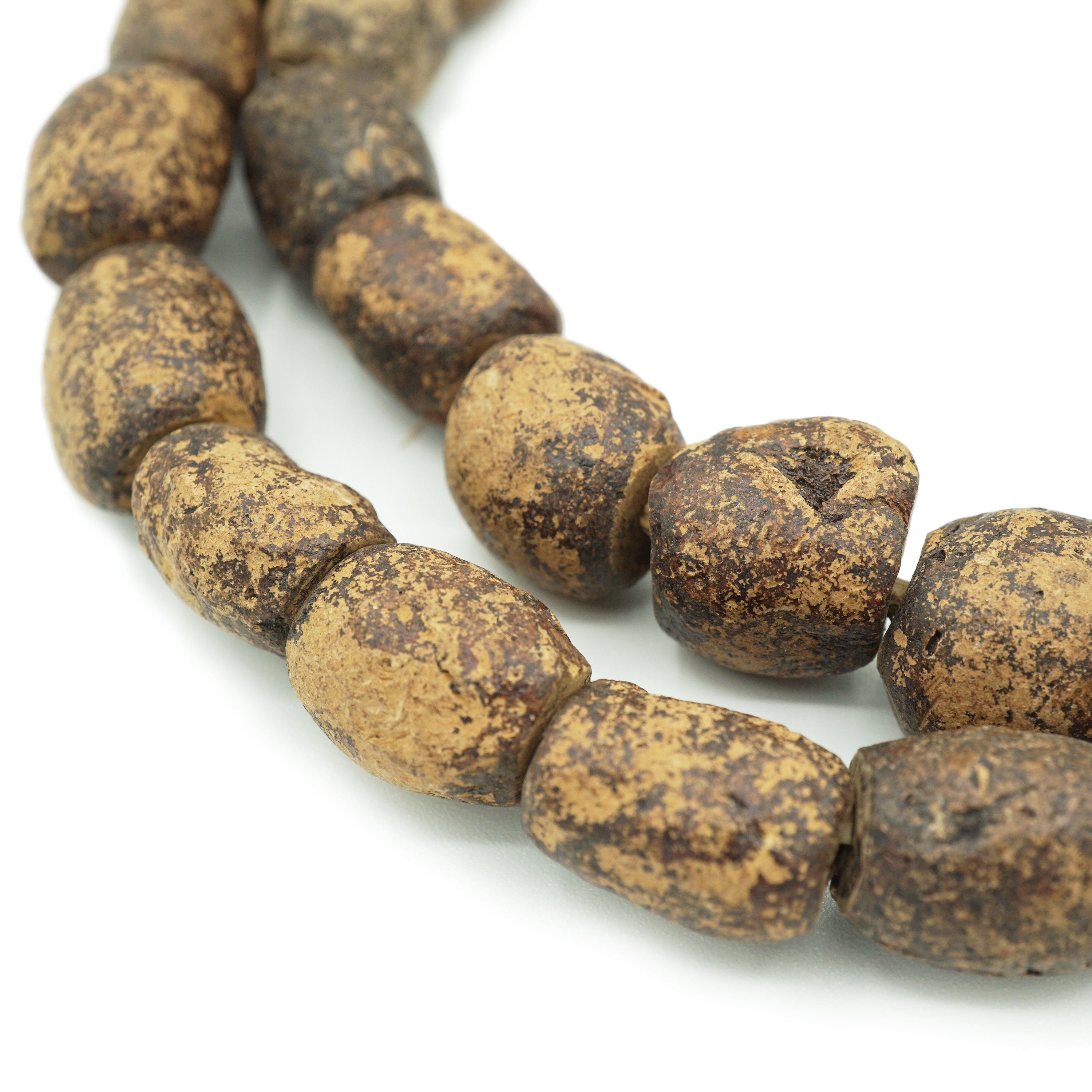 Antique Wood Kenyan Round Beads 9-12mm African Hand Carved - Etsy