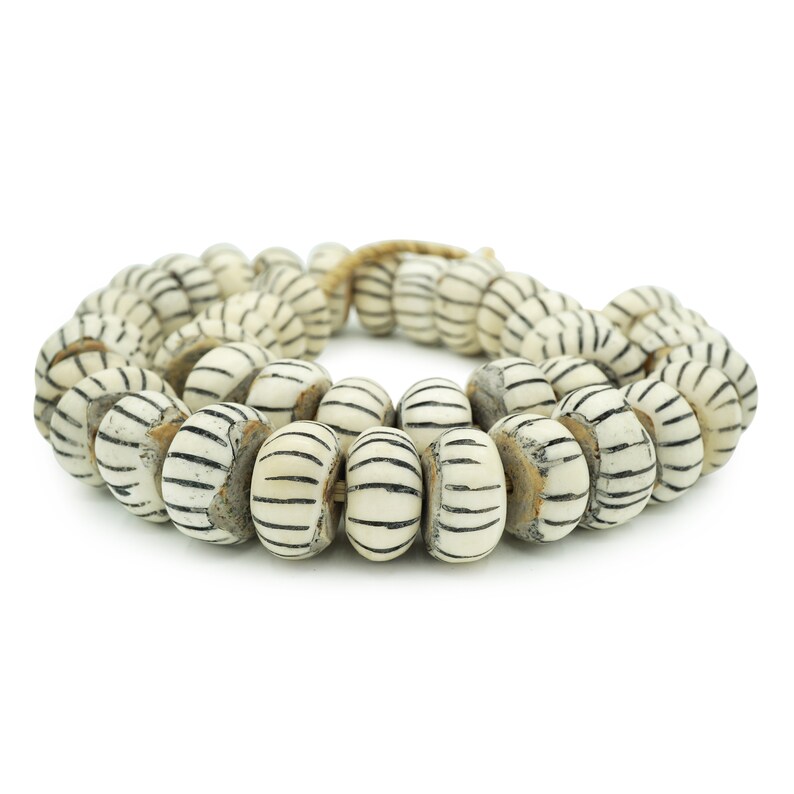 White African Bone Beads 20-24mm Large Bone Made in Kenya - Etsy