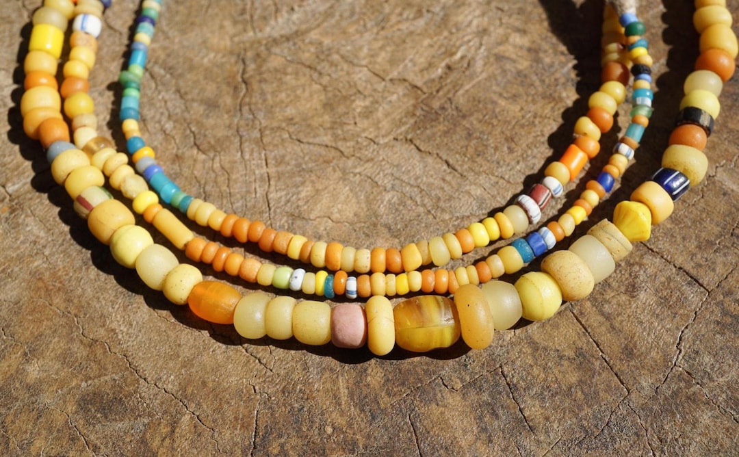 Ancient Excavated Djenne Beads From Mali, Africa Foye Roman Glass Small ...