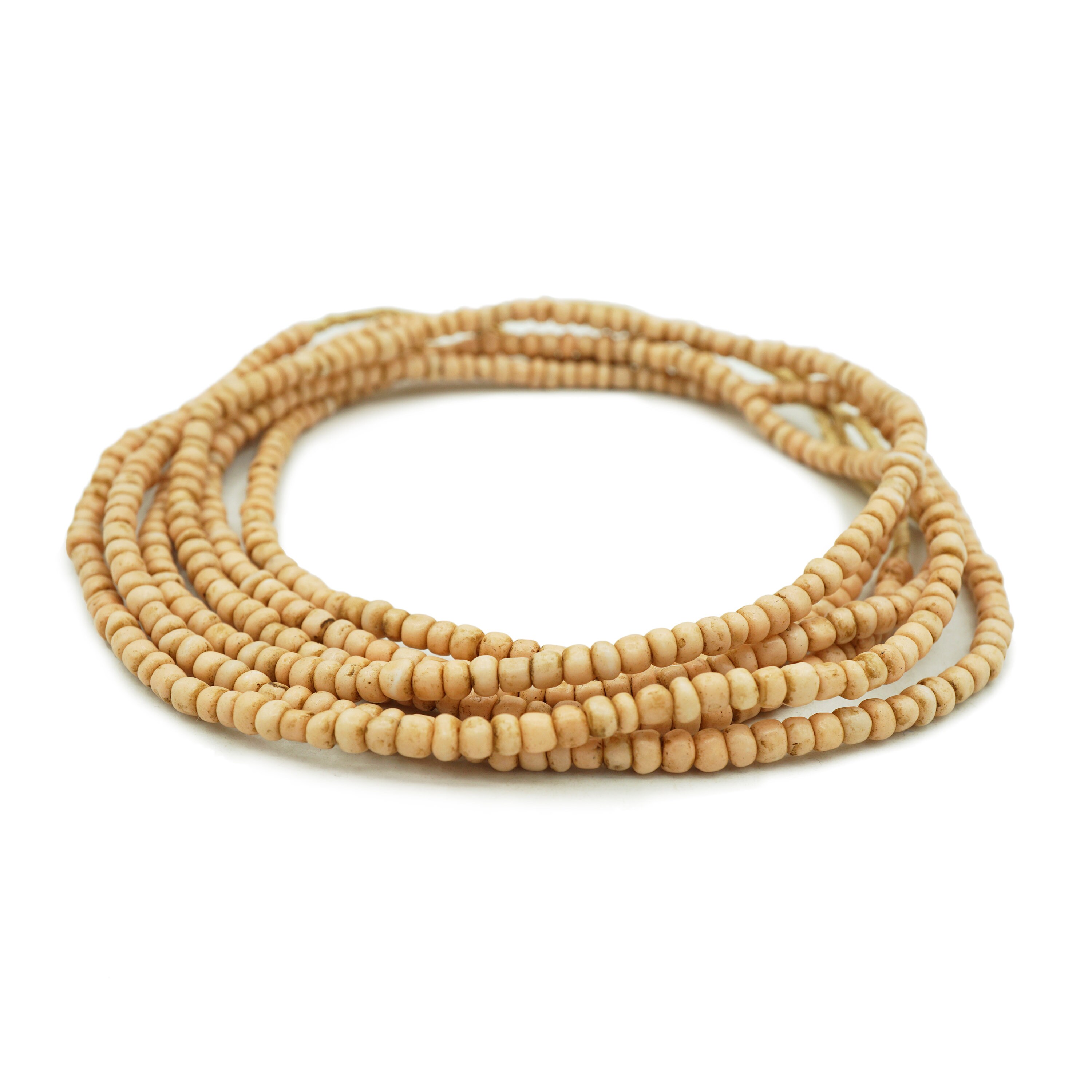 3 Strands Vintage Pink Nigerian Round Goomba Beads 4mm Light | Etsy