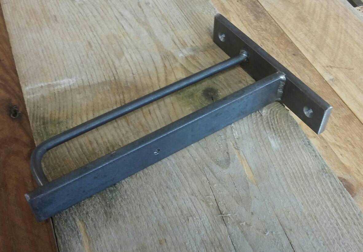 Shelf Bracket With Hanging Rail Industrial Decor Retail | Etsy UK
