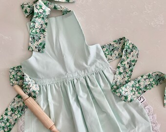Mint Green Apron - Etsy