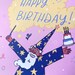 Wizard Birthday Card - Etsy