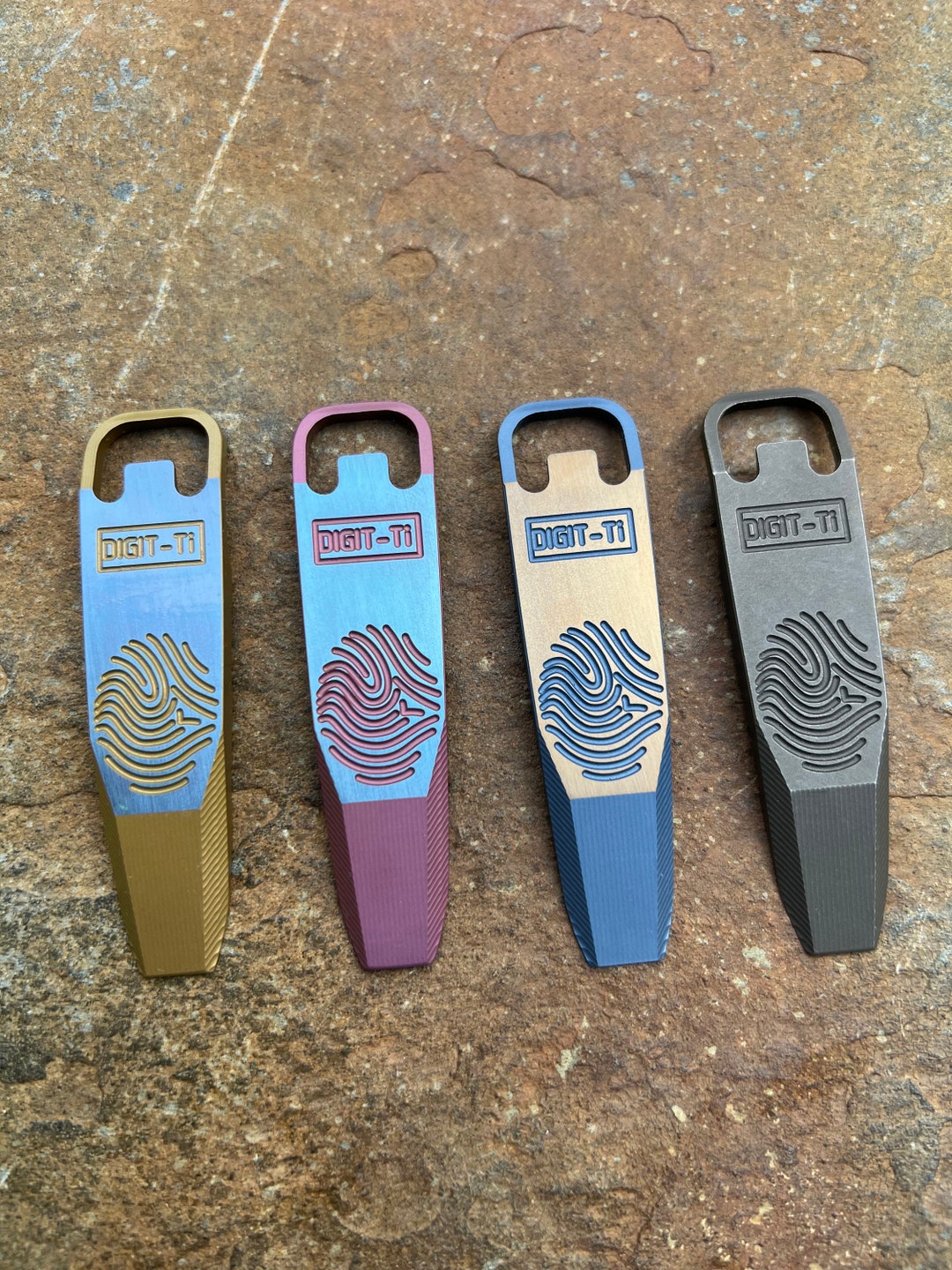 Digit-ti - Titanium Pry Bar EDC Multi-tool, Key Chain - Etsy