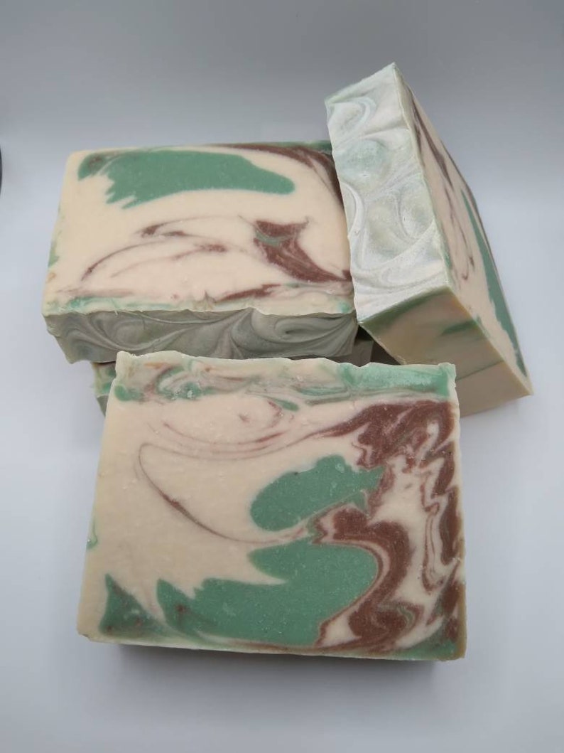 Patchouli Peppermint Eucalyptus Cold Process Soap - Etsy
