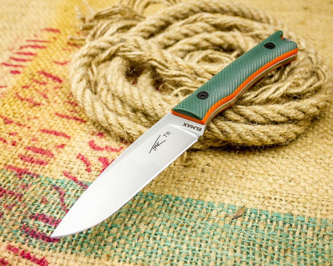 EDC, Daily Chores, Bushcraft Knife ,camp Knife TFK-T11 elmax, Fixed ...