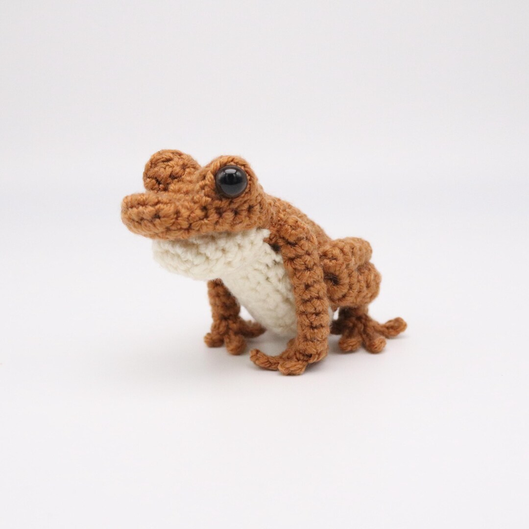 Crochet Puerto Rican Crested Toad Doll: Sapo Concho Doll 001 - Etsy
