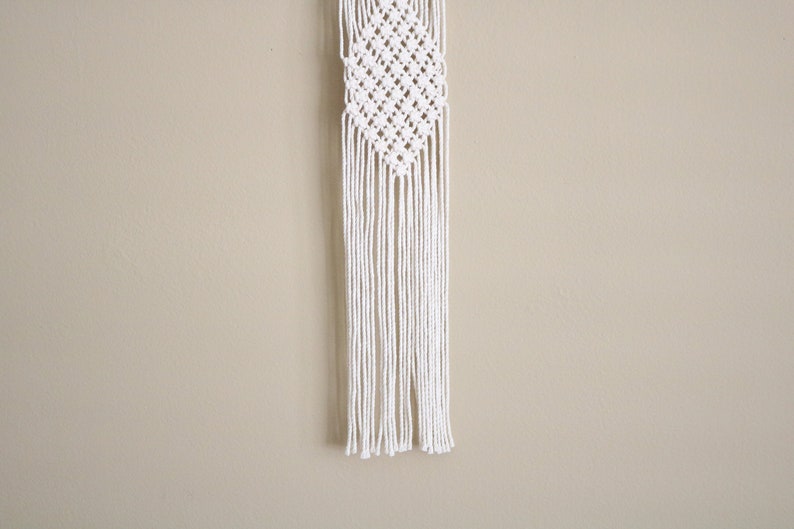 Handmade Small Thin Macrame Wall Hanging Thin Macrame - Etsy