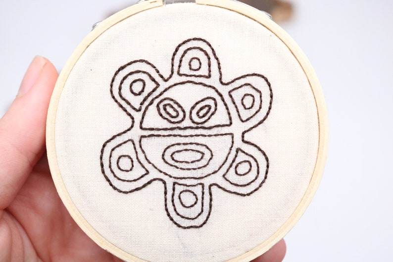 Embroidered Sol Taíno Taíno Sol Taíno Symbols Taino Sun - Etsy