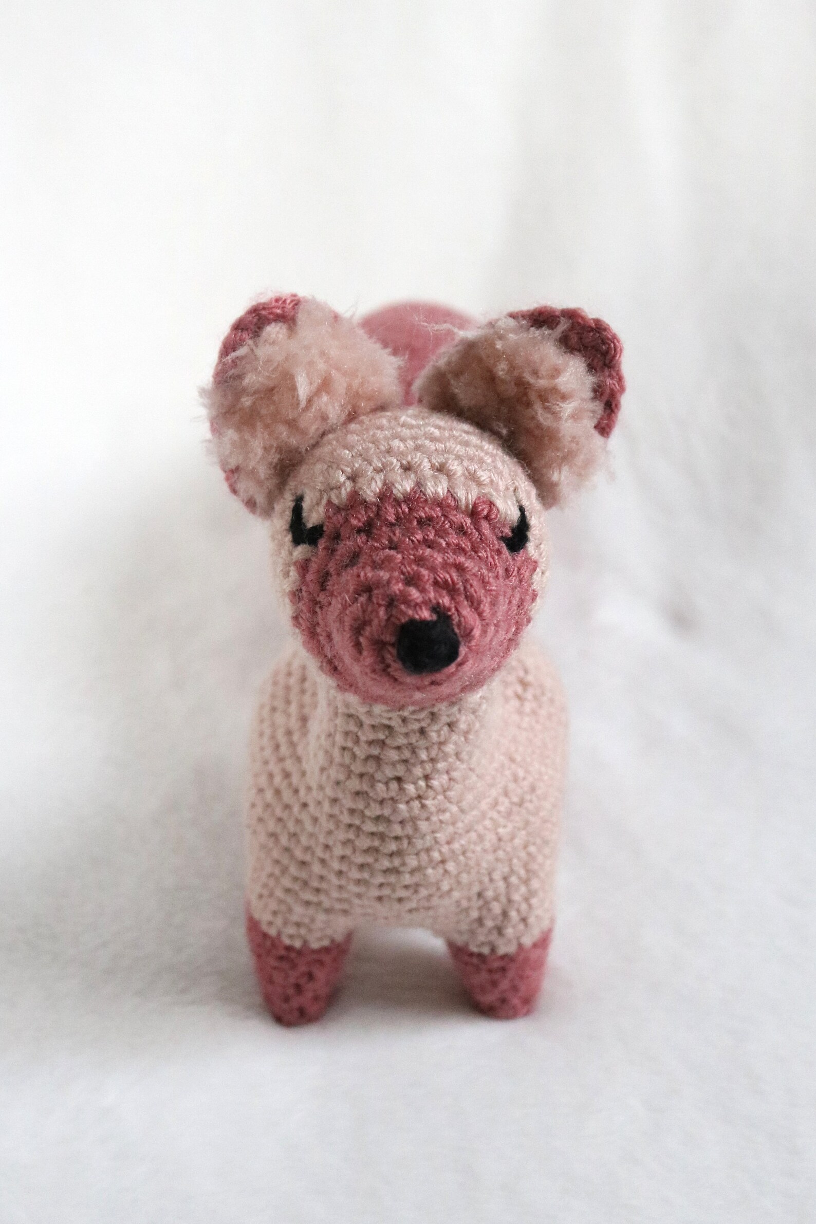 Fairytale Pink Fox Crochet/amigurumi Doll Pink Fox Soft - Etsy