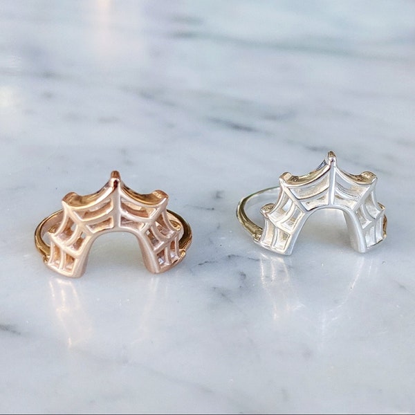 Spider Web Ring - Etsy