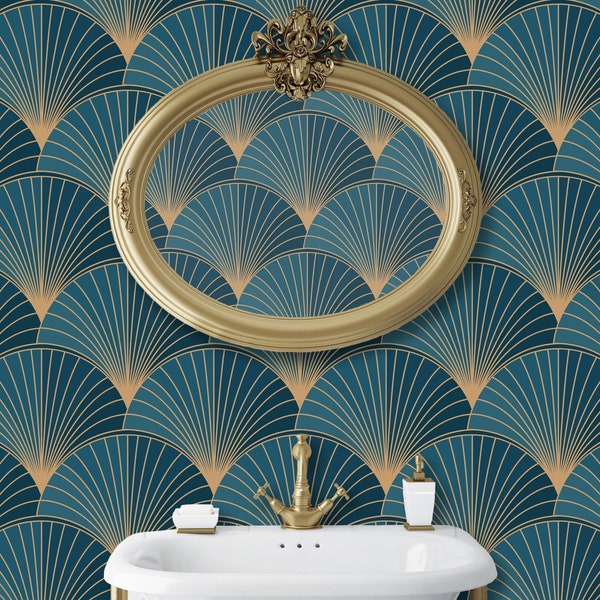 Peel And Stick Wallpaper Art Deco