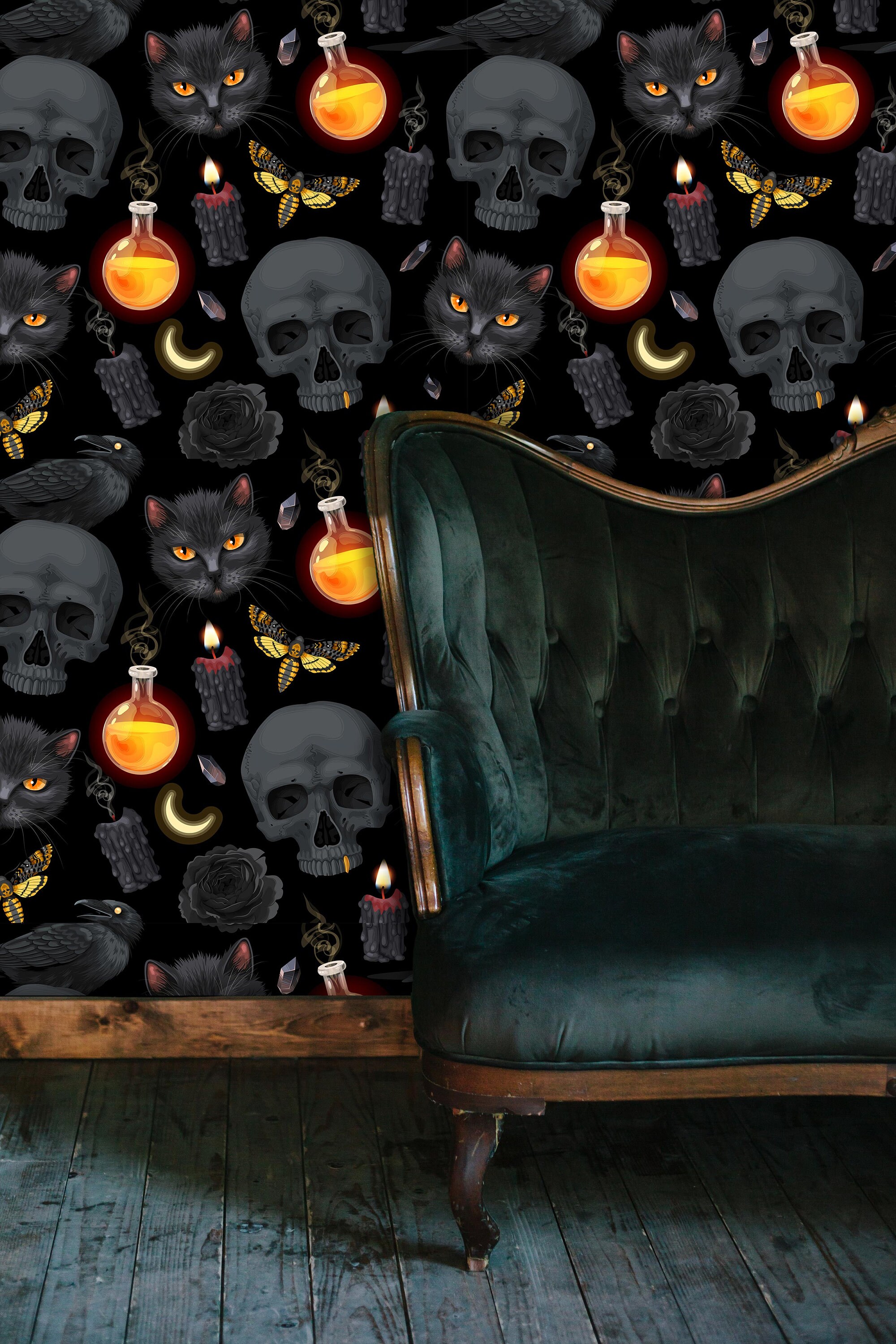 Halloween Skeleton Wallpaper