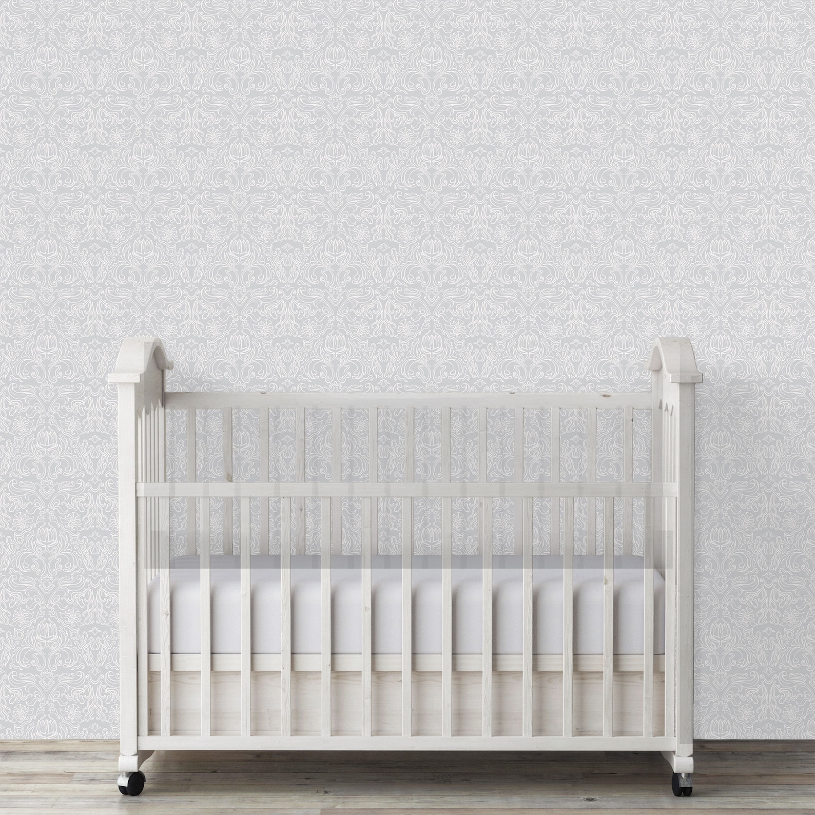 Damask Wallpaper, Victorian Wallpaper, Peel and Stick Wallpaper ...