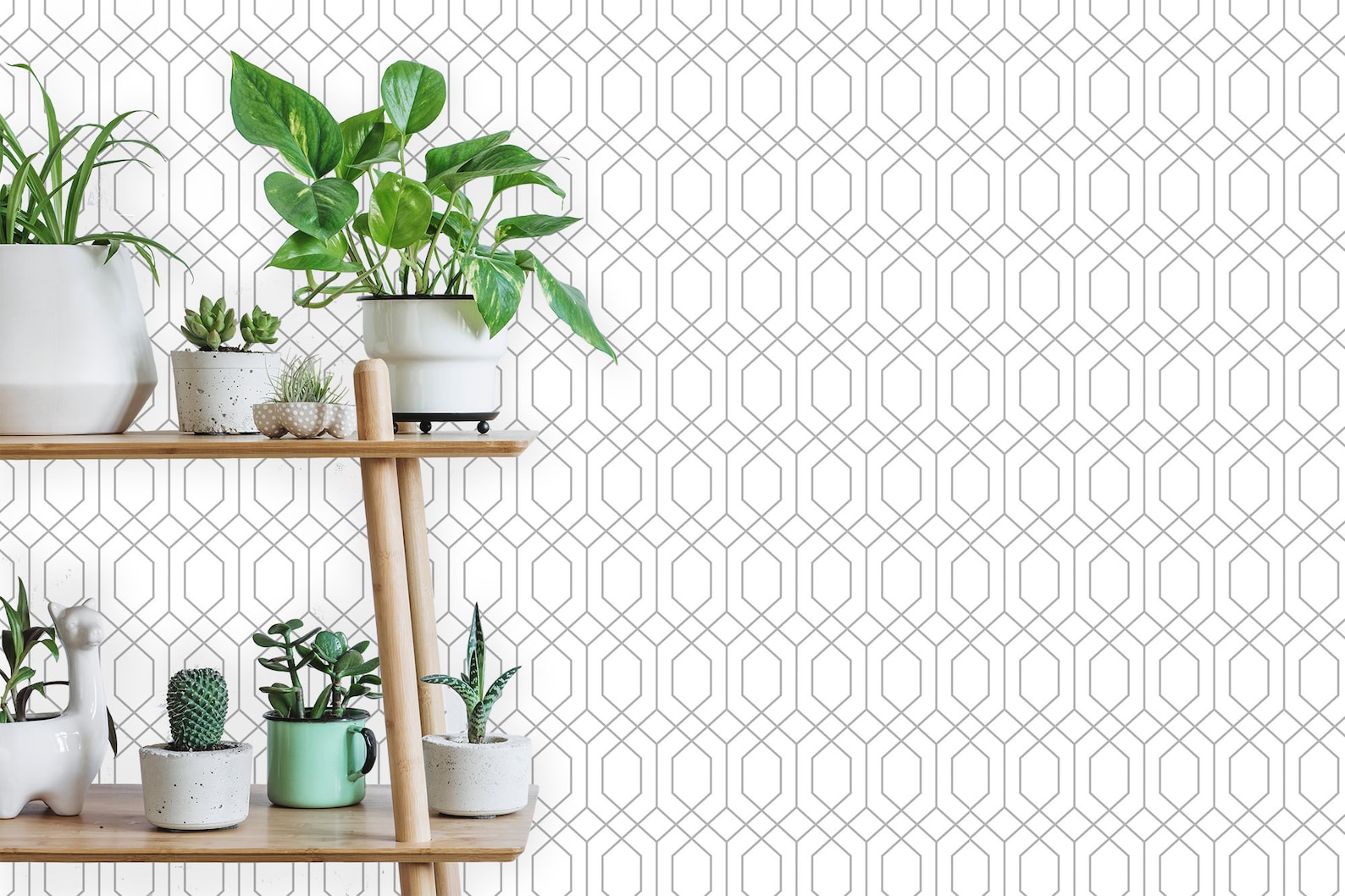 Geometric Wallpaper Boho Wallpaper Neutral Wallpaper Peel - Etsy