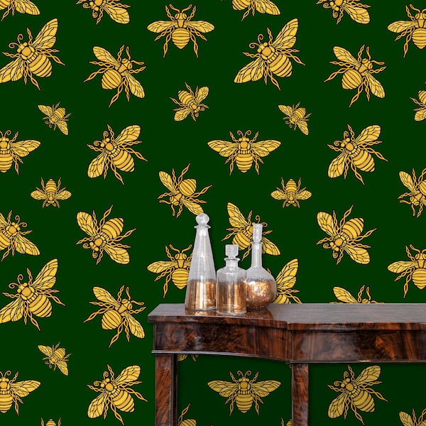 Bee Wallpaper - Etsy