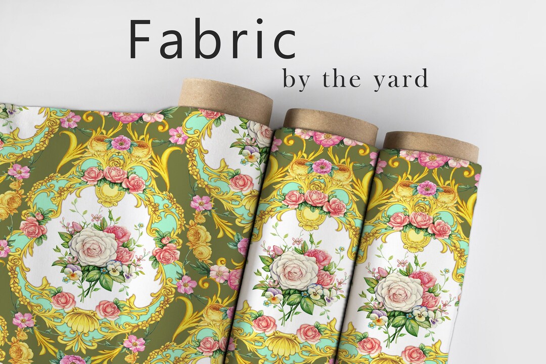 Victorian Fabric, Rococo Material, Antique Textiles, Floral Bird Design ...