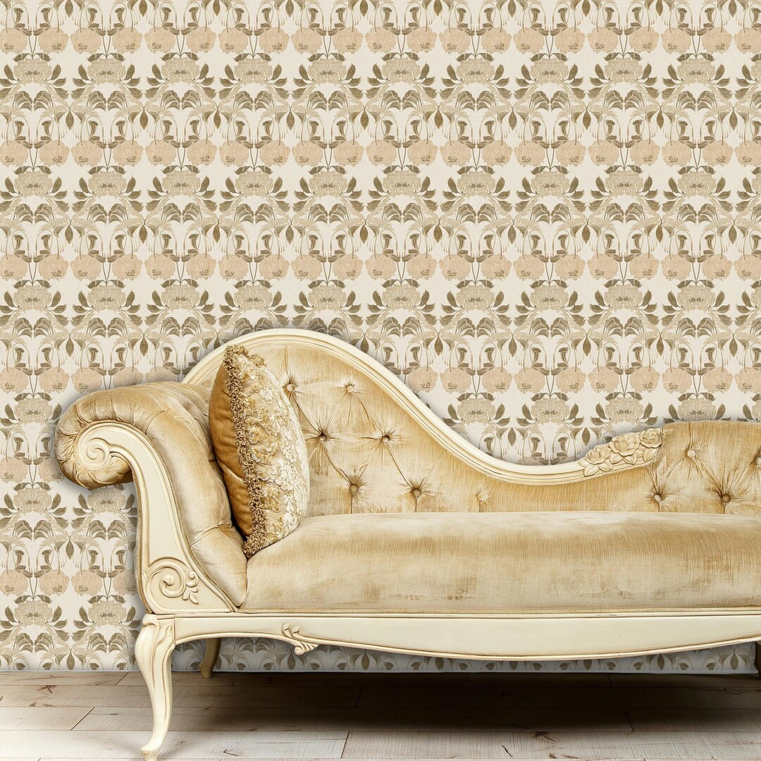 Antique Wallpaper, Damask Wallpaper, Victorian Wallpaper, Floral ...