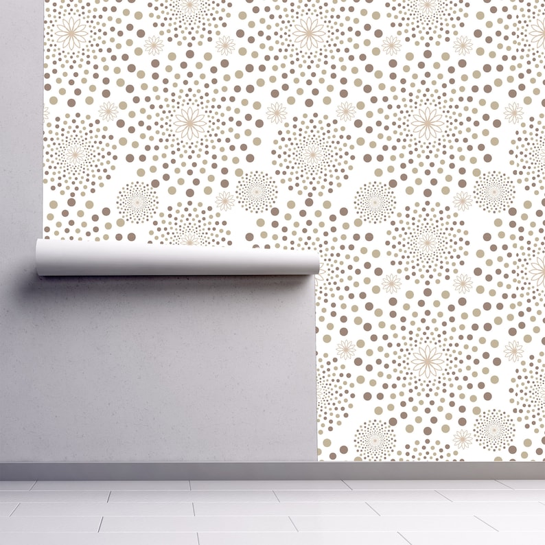 Retro Wallpaper, Mid Century Modern, Vintage Wallpaper, Starburst Retro ...