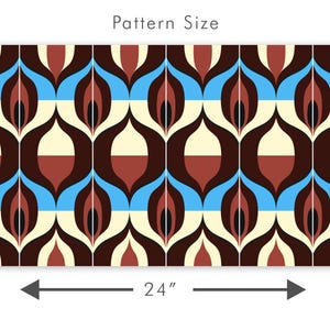 Retro Fabric, Mid Century Modern Material, Geometric Textiles, Vintage ...