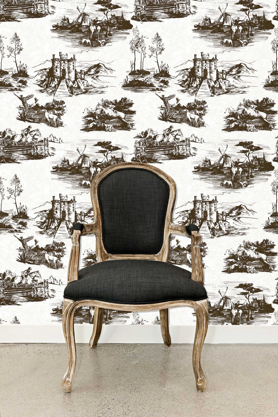 Antique Wallpaper, Victorian Wallpaper, Toile Wallpaper, Tapestry ...