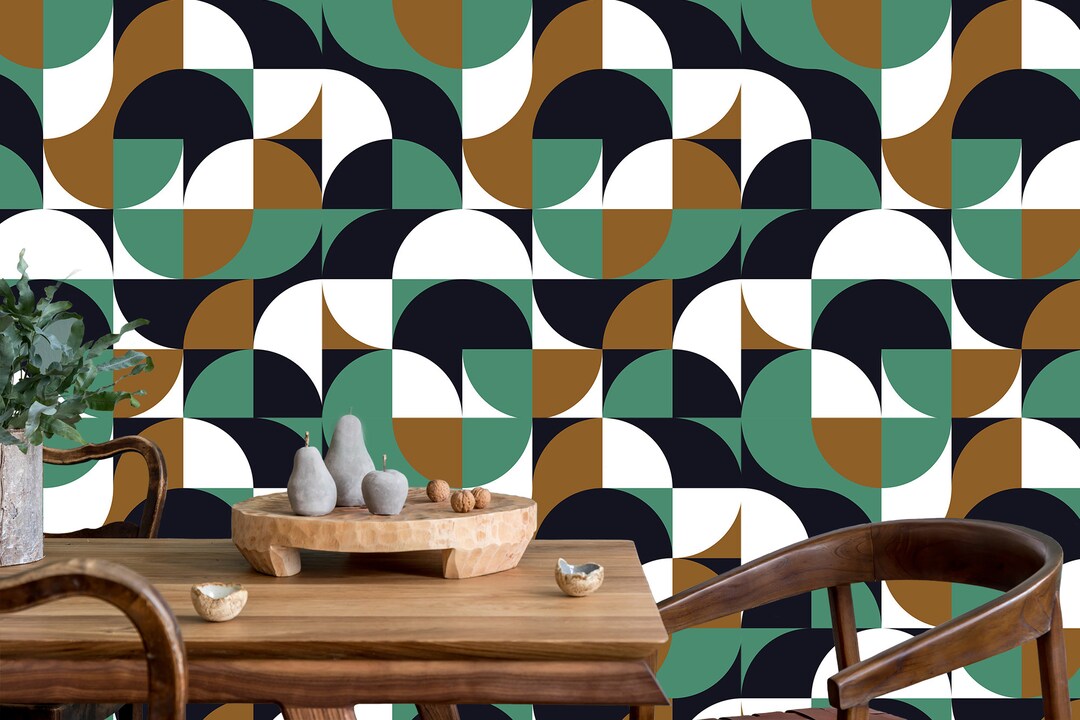 Mid Century Modern Wallpaper, Retro Wallpaper, Antique Wallpaper ...