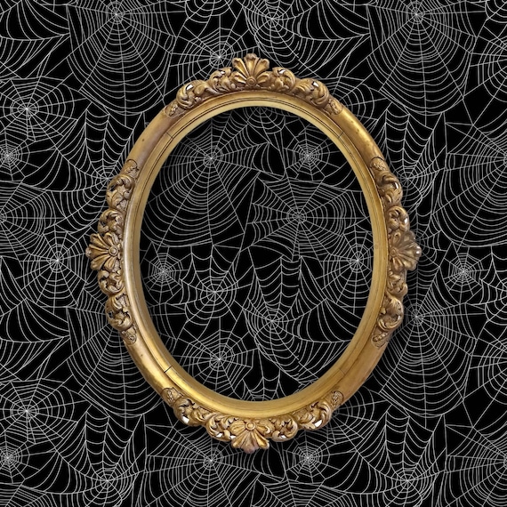 Gothic Wallpaper Spider Web Wallpaper Halloween Inspired - Etsy