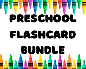 Printable Educational Flashcards for Preschool, Kindergarten, 1st Grade ...