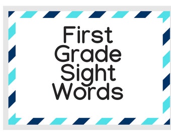 100 1st Grade Sight Word Flashcards | First Grade Learn to Read ...