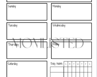 Planner 2024 Calendar Daily Weekly Monthly Planner Notes to Do List - Etsy
