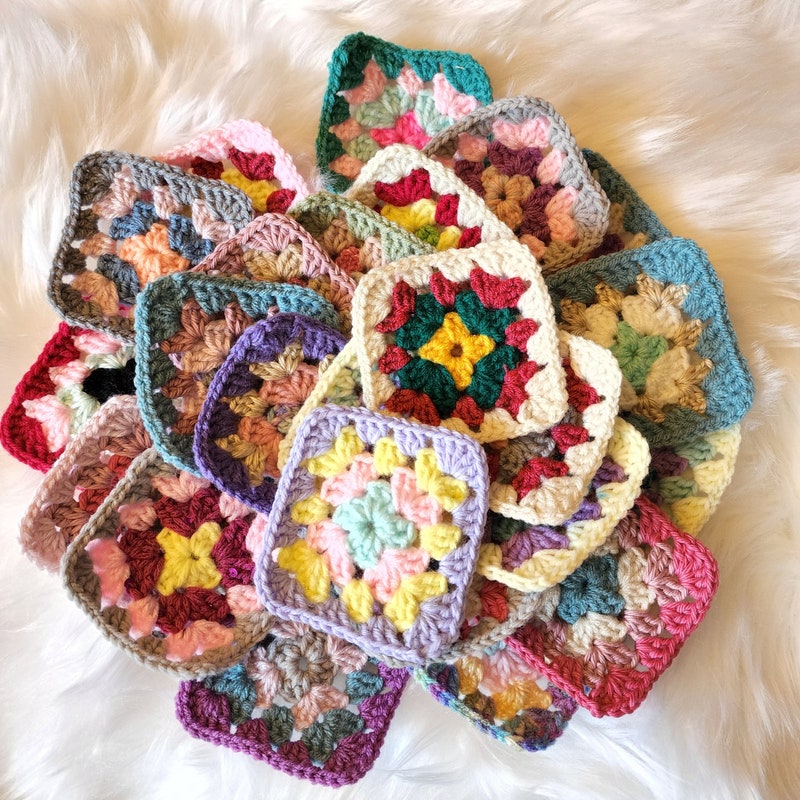 Granny Square Rug - Etsy